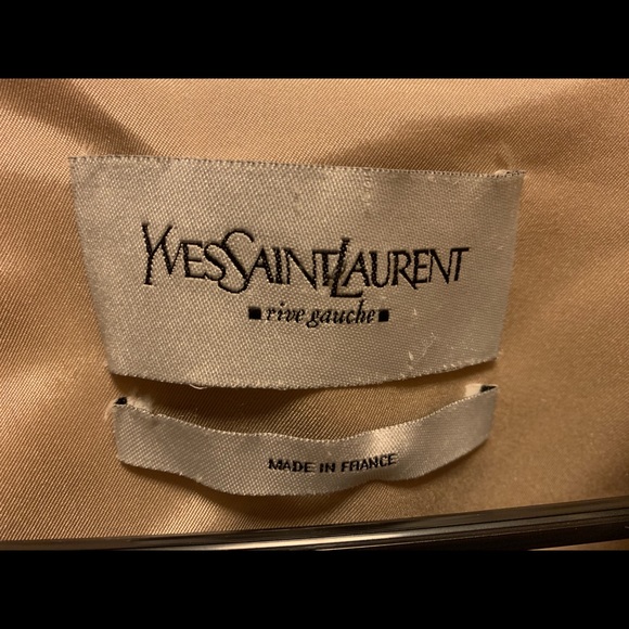 Yves Saint Laurent | Jackets & Coats | Authentic Ysl Beige Suit | Poshmark